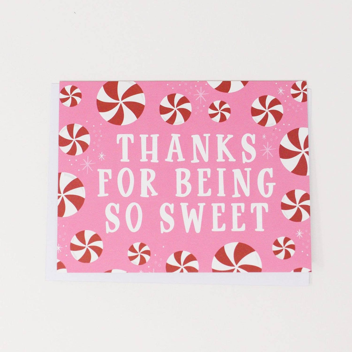 Thanks for Being Sweet Thank You Greeting Card – Pocketful of Posies