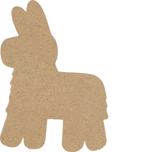 Donkey Pinata Outline